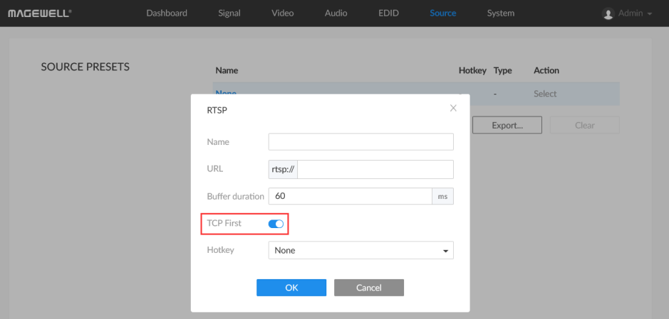 How to Select the Transport Mode for RTSP Streams with Magewell Pro ...
