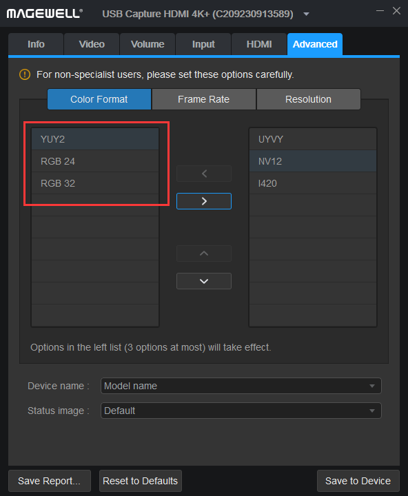 Capturing RGB Format Video with Magewell USB Capture Dongles - Magewell